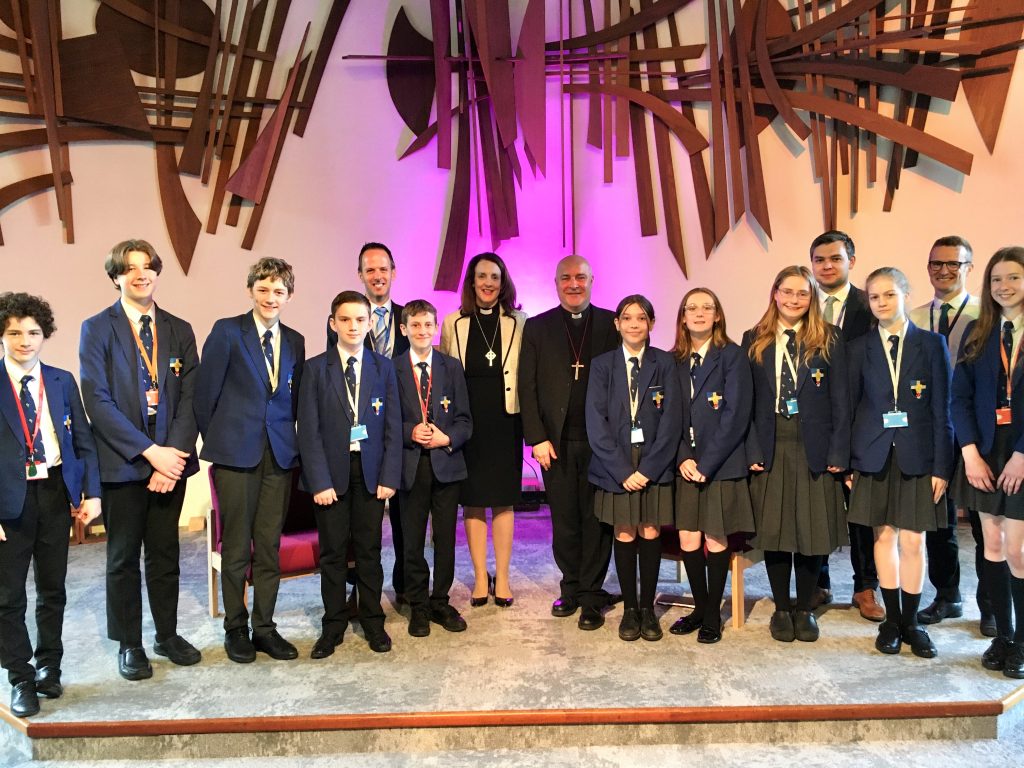 KS3 pupils meet with the Archbishop of York - Ripley St Thomas