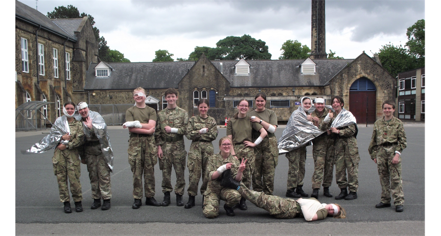 Cadets enjoy First Aid Training for badges - Ripley St Thomas