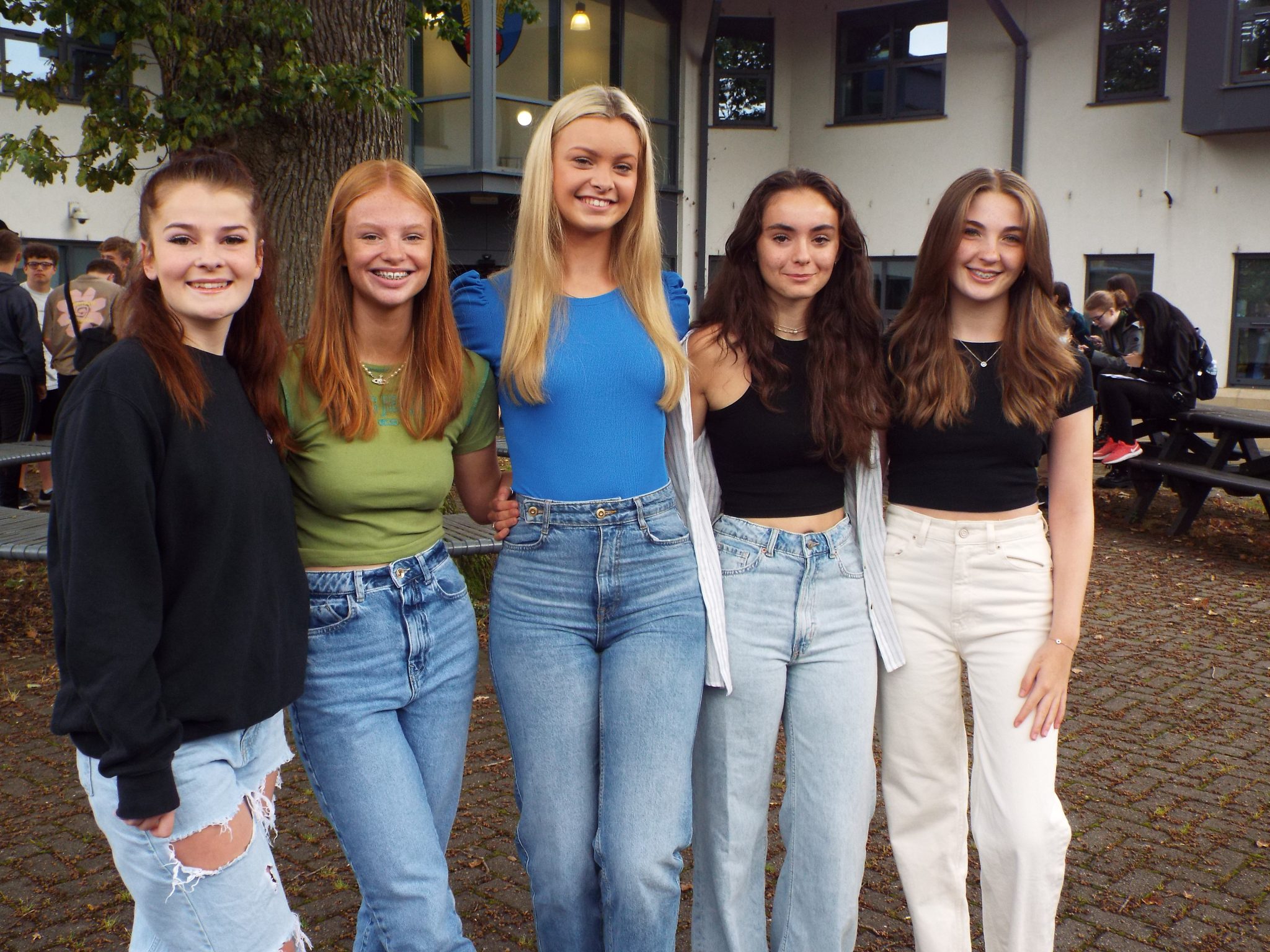 Happy faces on GCSE Results Day - Ripley St Thomas