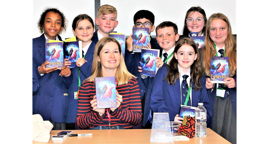 Author Aisling inspires Y7 to create their own heroes and monsters ...